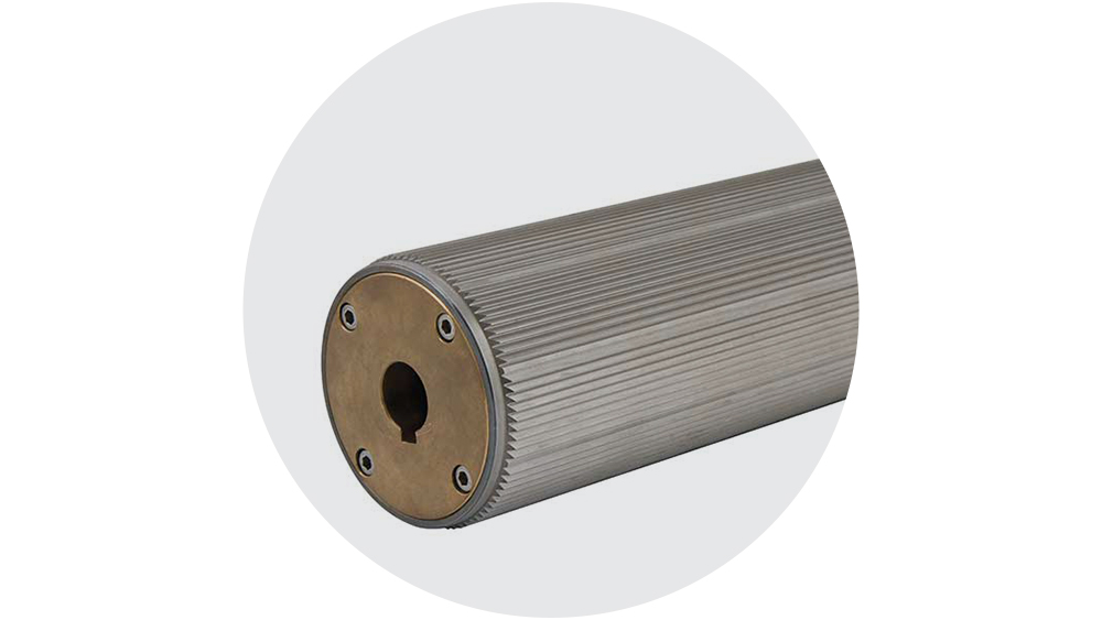 Skin carrier rollers for fish processing | Kyocera Unimerco