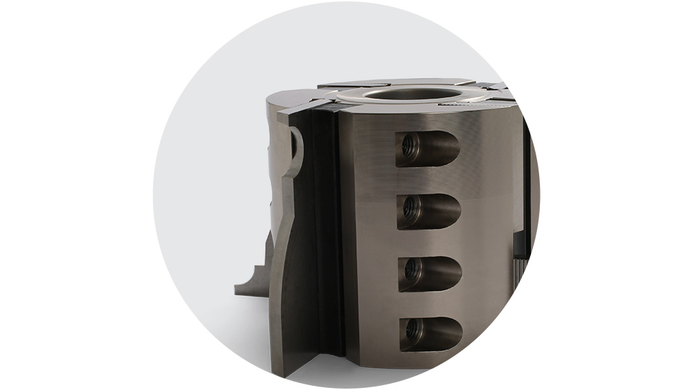 Profiling tools with bore for woodworking | Kyocera Unimerco