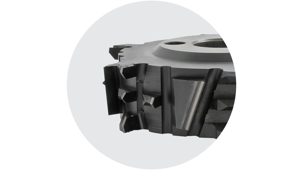 Profiling tools with bore for woodworking | Kyocera Unimerco