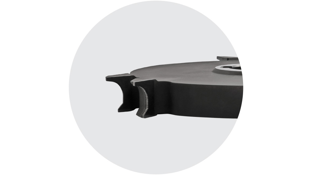 Profiling tools with bore for woodworking | Kyocera Unimerco